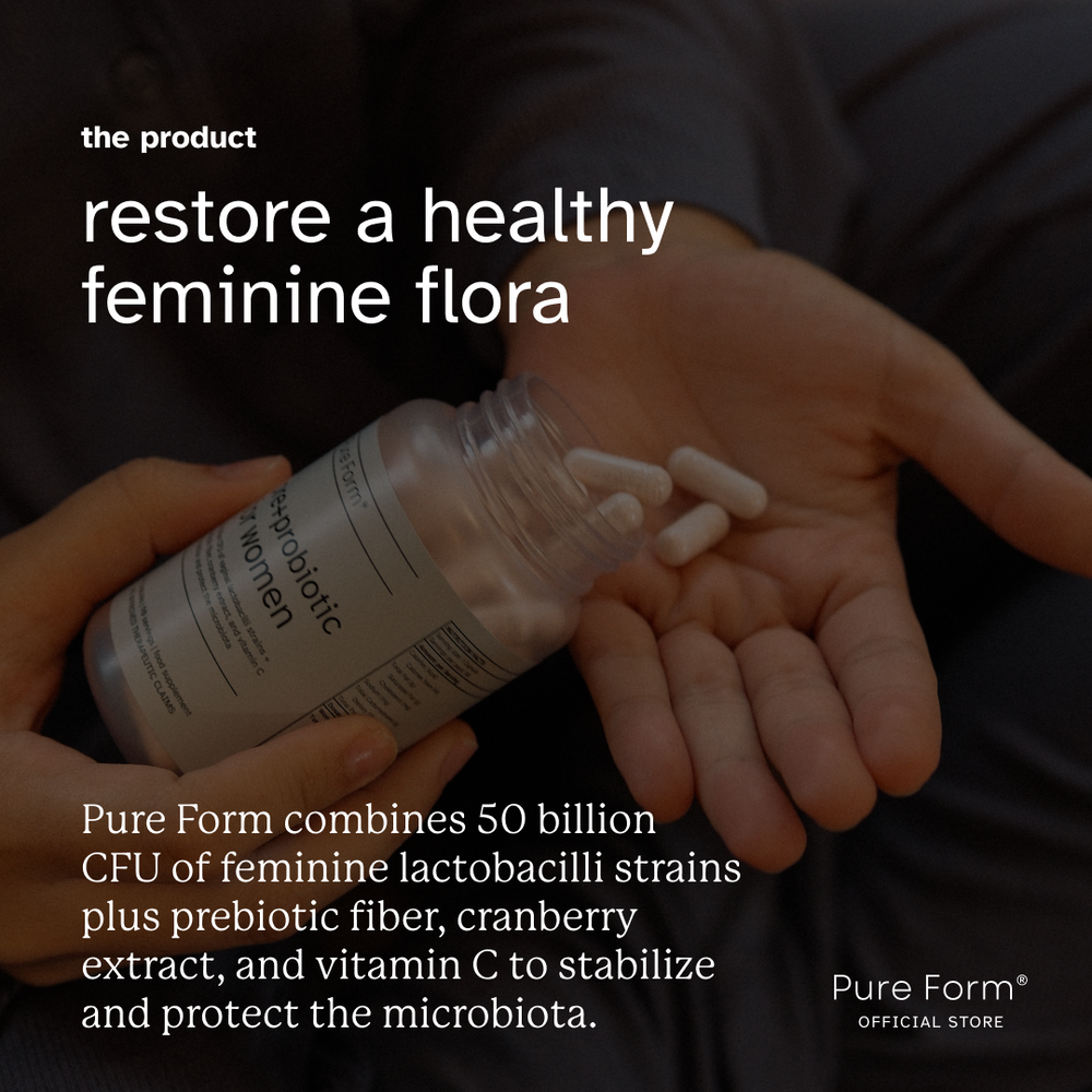 Pure Form® Pre+Probiotic for Women | 50B CFU Lactobacilli Strains