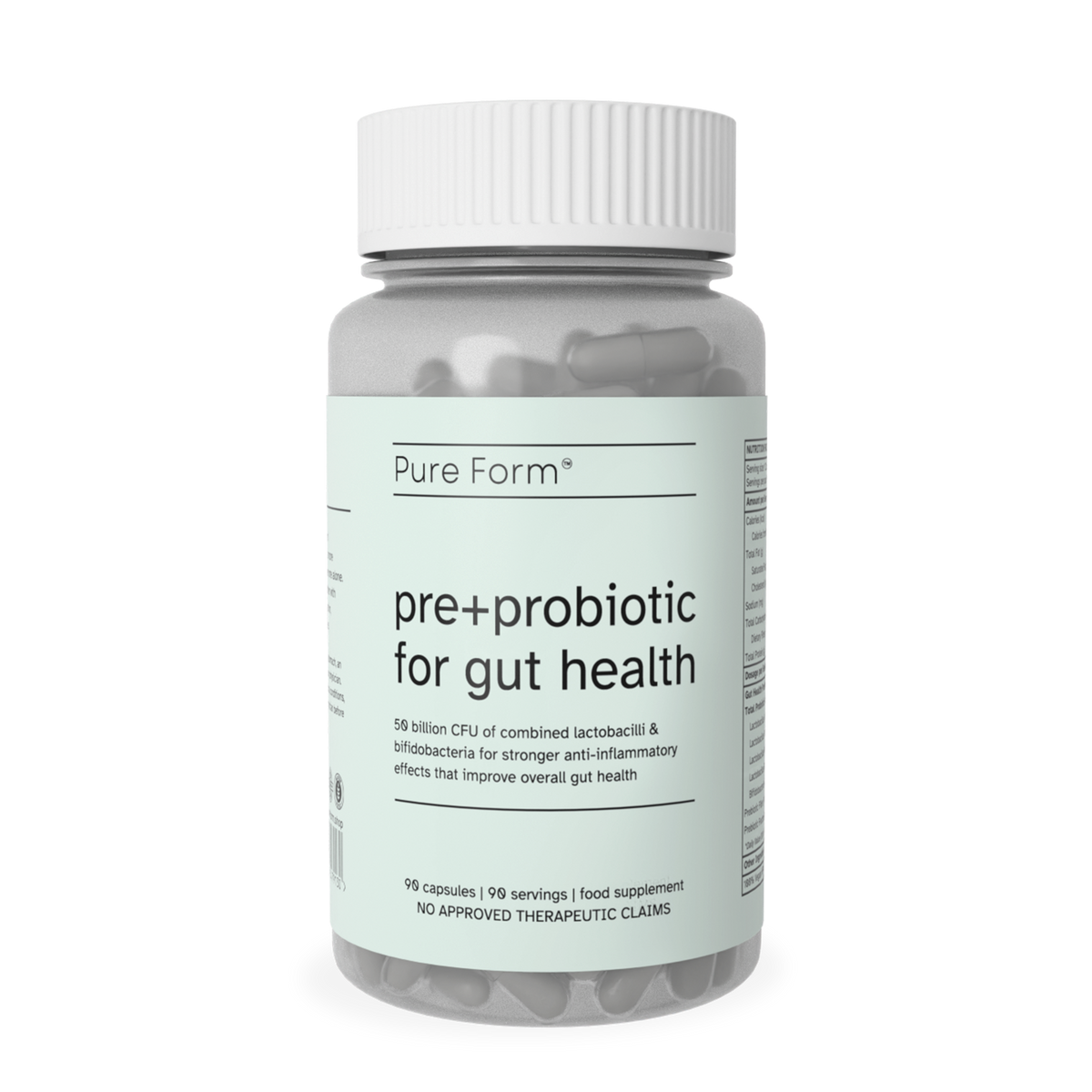 Pure Form Pre+Probiotic for Gut Health