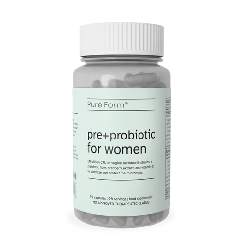 Pure Form® Pre+Probiotic for Women | 50B CFU Lactobacilli Strains