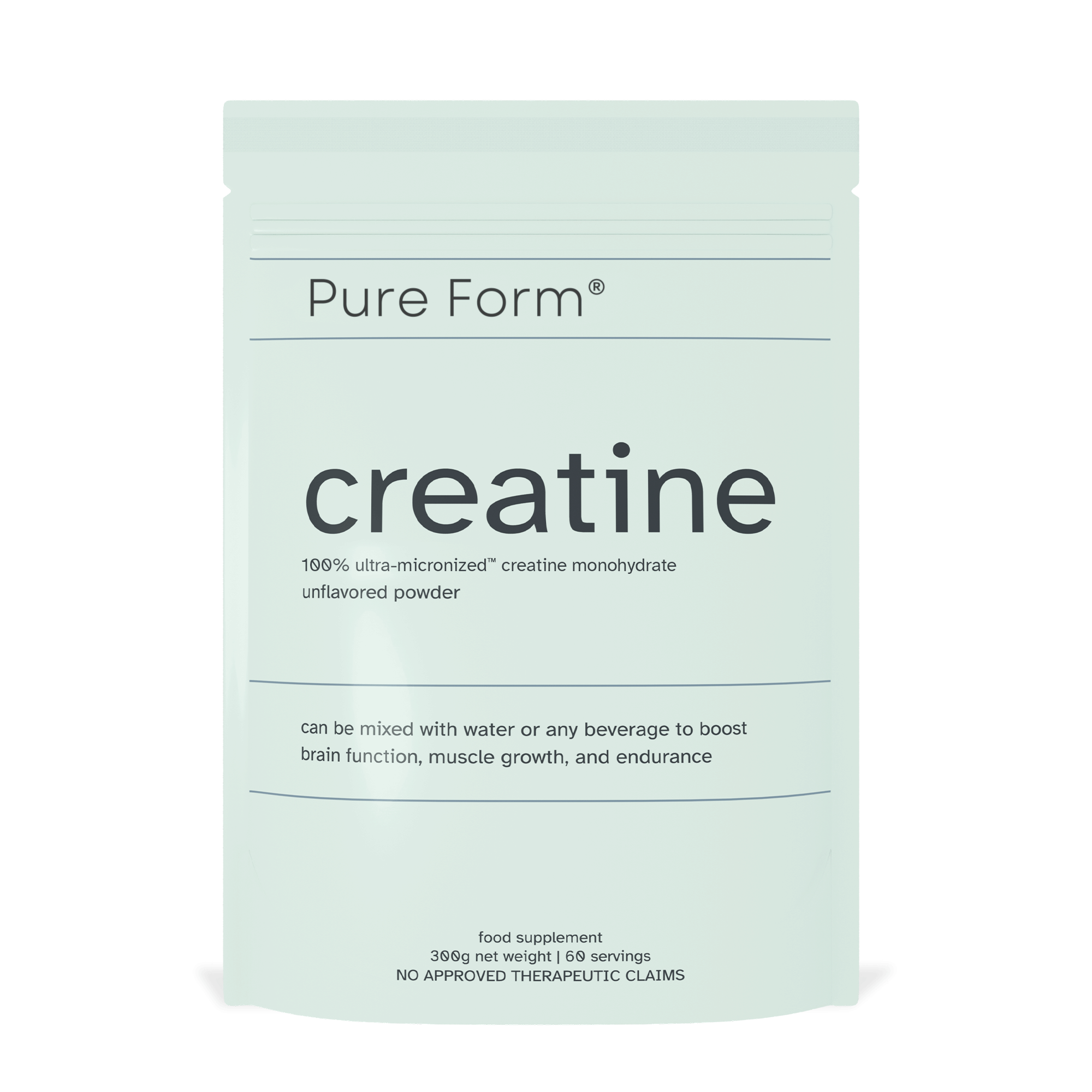 Pure Form® Ultra-Micronized™ Creatine Monohydrate | Unflavored Powder ...